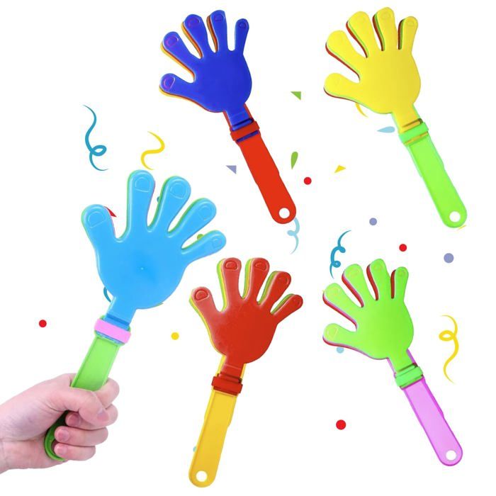 Clapets à Main en Plastique, 4 Pèces Clap de Bruiteur, Clapping Hands ...