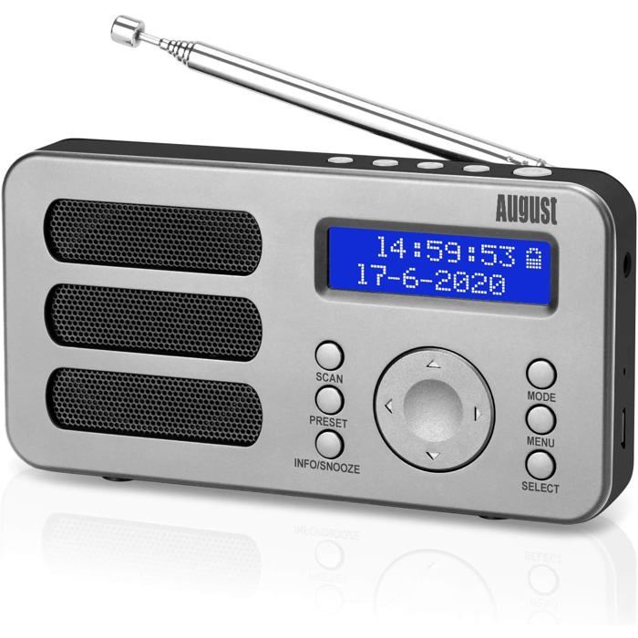 Enceinte Bluetooth Retro Radio Portable Bluetooth PRUNUS J-120 Poste ...