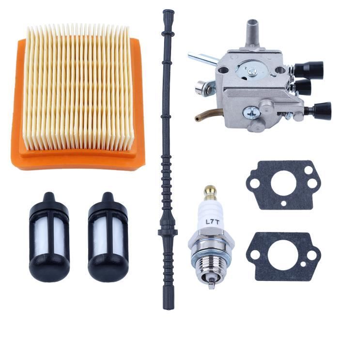 Carburateur Bougie d'allumage du filtre à air Kit Pour Stihl FS350 FS300 FS250 FS120 FS200 R ...