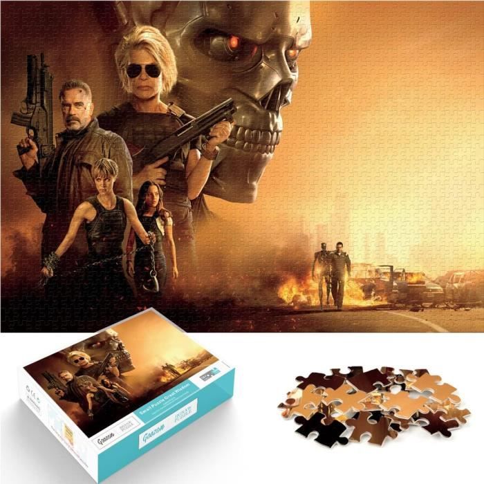 Adultes Enfants Puzzles 1000 Pièces Puzzle Terminator T 800 Puzzle ...