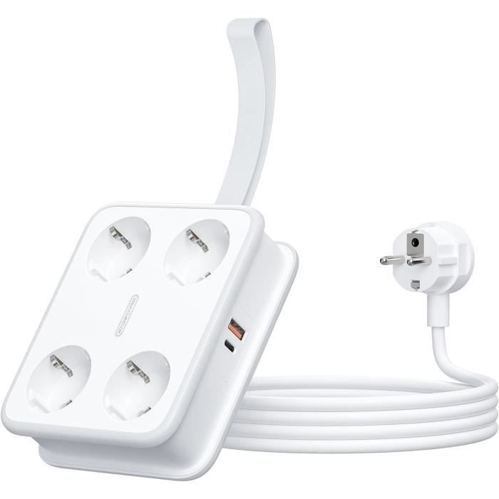 Multiprise 4 Prises USB C 45W GaN 2500W multiprise USB multiprise ...