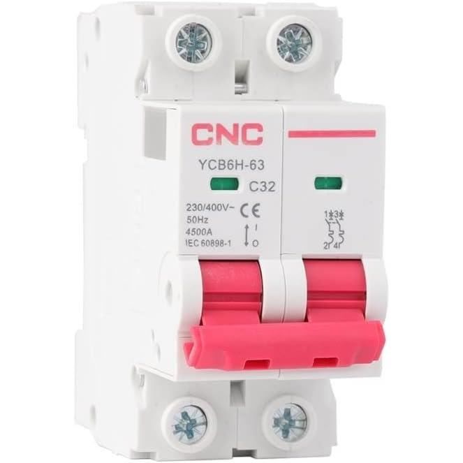 Disjoncteur,Interrupteur Différentiel 6A-10A-16A-20A-25A-32A 2 Pôles Din Rail Mount Breaking ...