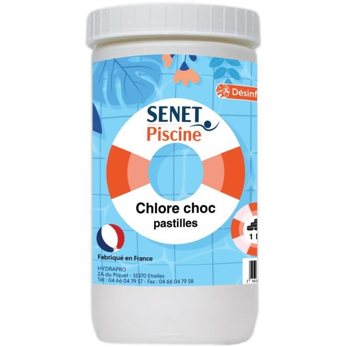 Produit entretien spa Chlore choc pastilles 20 gr - 1 kg - Cdiscount Jardin