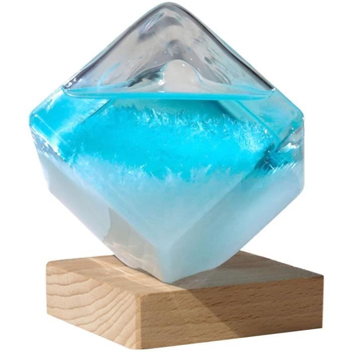STATION METEO Prédicteur baromètre innovante en Verre tempête en Forme ... STATION METEO Prédicteur baromètre innovante en Verre tempête en Forme ...
