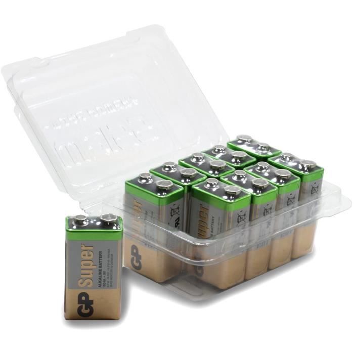 Lot de 10 Piles alcalines 23A-A23-MN21 E23A-MS21-MN21-LRV08-A23 12 V ...