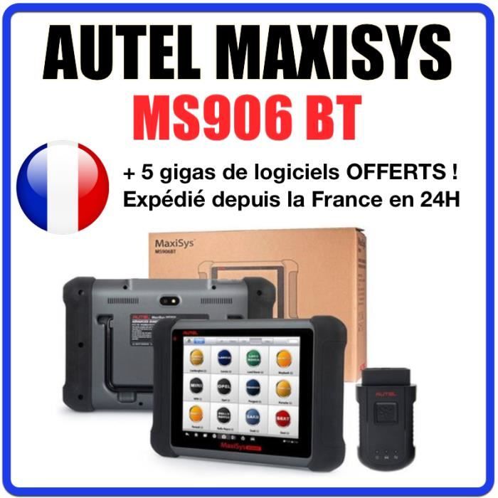 Autel MaxiSys MS906BT - Produit Authentique Autel France - Outils de ...