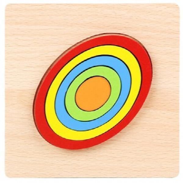 Puzzle de forme Puzzles pour tout-petits Jouets en bois Montessori ...
