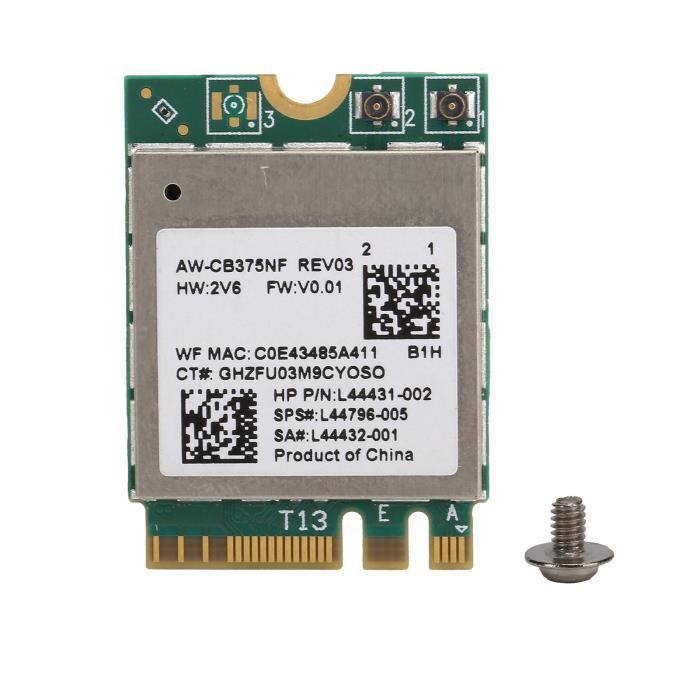 Cuque Module Wifi Bluetooth 5.0 Module Wifi 2.4/5.0GHz Bluetooth 5.0 M ...