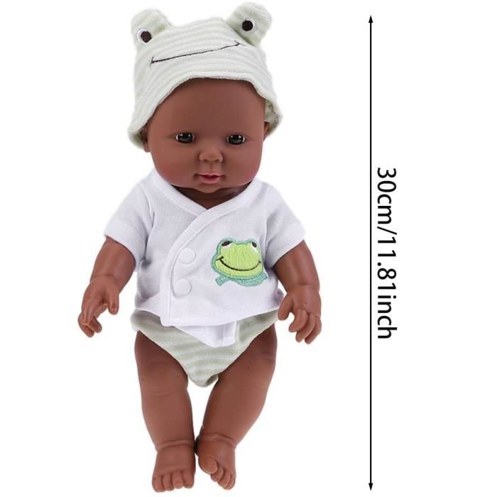 Mxzzand Jouet de poupée de bébé de poupée Poupée de 30cm pour bébé, jouet en vinyle souple ...