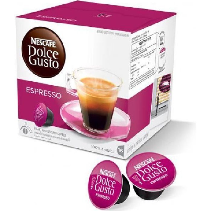 DOLCE GUSTO Espresso 16 Caps. 96g - Cdiscount Au quotidien