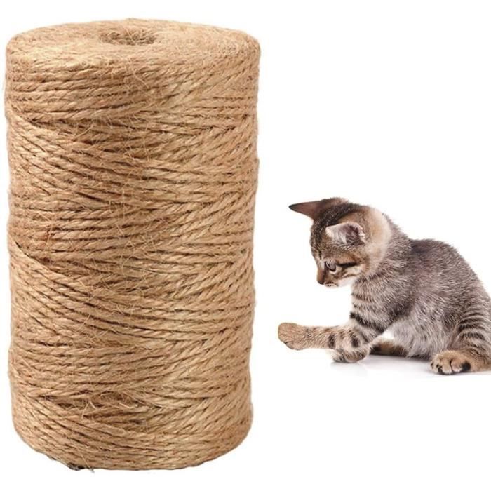 Corde De Sisal Naturel 1 Rouleau Corde Arbre À Chat Corde Pour Arbre À ...