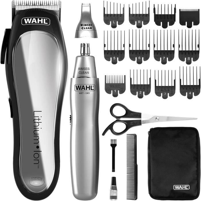 Tondeuse À Cheveux Électrique Noire, Double Tête, Tondeuse À Oreilles ...