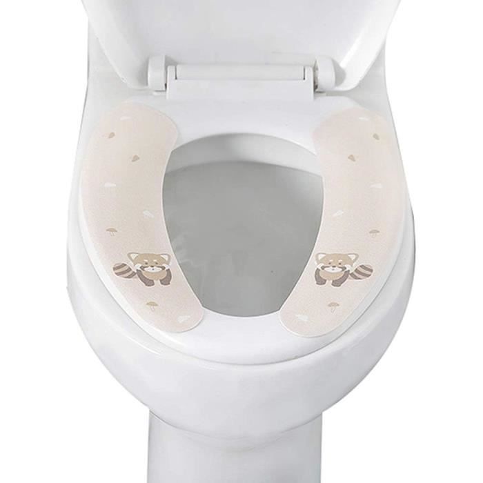 Abattants Wc Toilettes Couvre Siège Cover Coussi 1 Paire Lavable Cartoon Magique Auto Adhésif