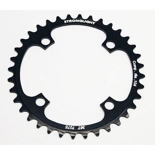 Plateau VTT Stronglight Dual Mono Alu 7075 104mm Noir - Compatible mono plateau - Mixte ...