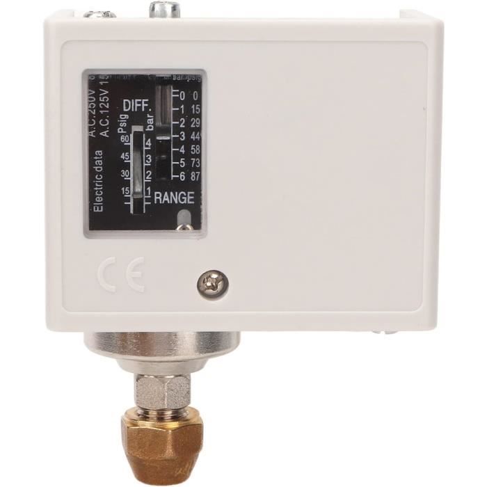 Pressostat De Compresseur D'Air, Ac125V Ac250V Facile À Installer ...