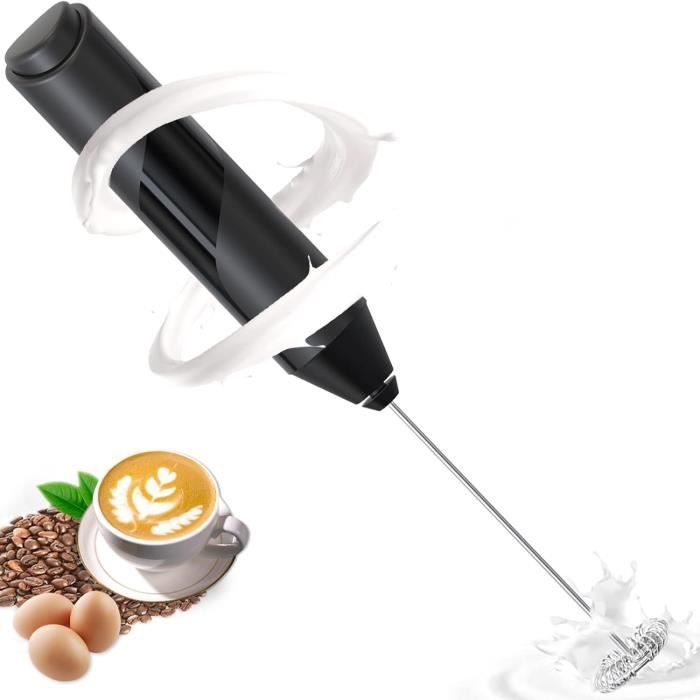 Mousseur À Lait Électrique, Mousseur Lait À Piles Avec Mini Blender ...