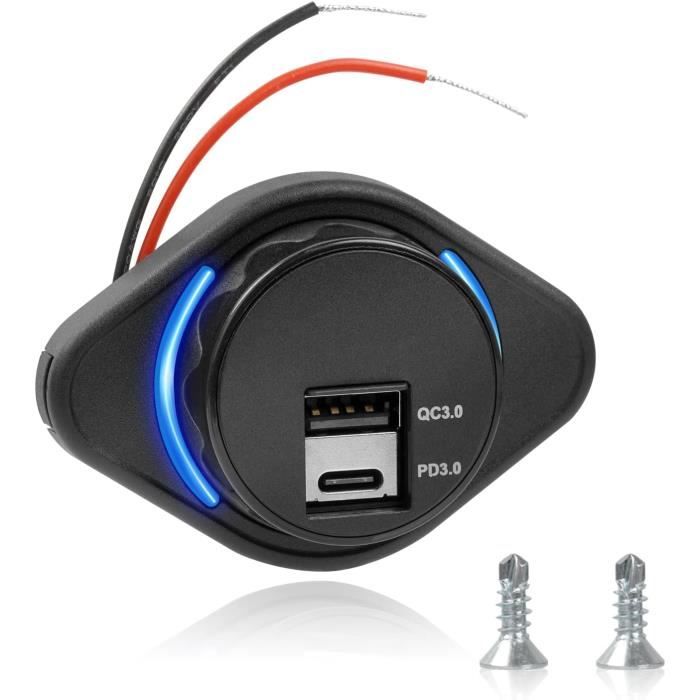 Prise Usb 12V Camping Car, Prise 12V Camping Car, Prise Usb Voiture, Pd ...