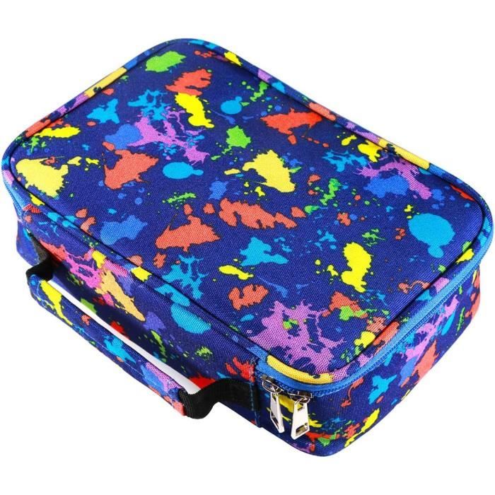 72 Trous Trousse, Porte-Crayons Crayon Scolaire Sac À Crayon De Toile ...