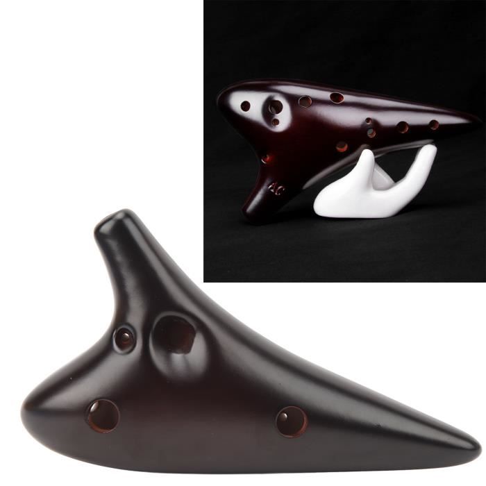 YOSOO Ocarina 12 trous Ocarina, 12 Trous en Céramique Ocarina Fumant ...