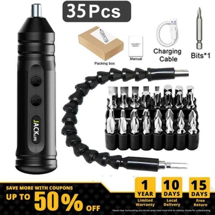MGT09723-VISSEUSE ,Mini Tournevis Électrique Portable, Outil Sans Fil ...