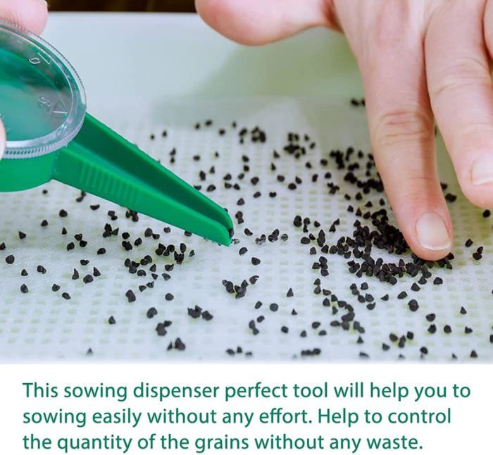 Lot de 16 Distributeurs de Graines de Semis, Jardinière à Main, Outil de Semoir, Plante à Fleurs ...