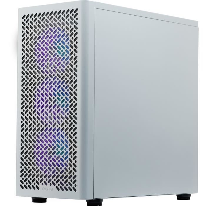 COOLER MASTER - Elite 502 White - Boîtier PC - Moyen tour ATX ...