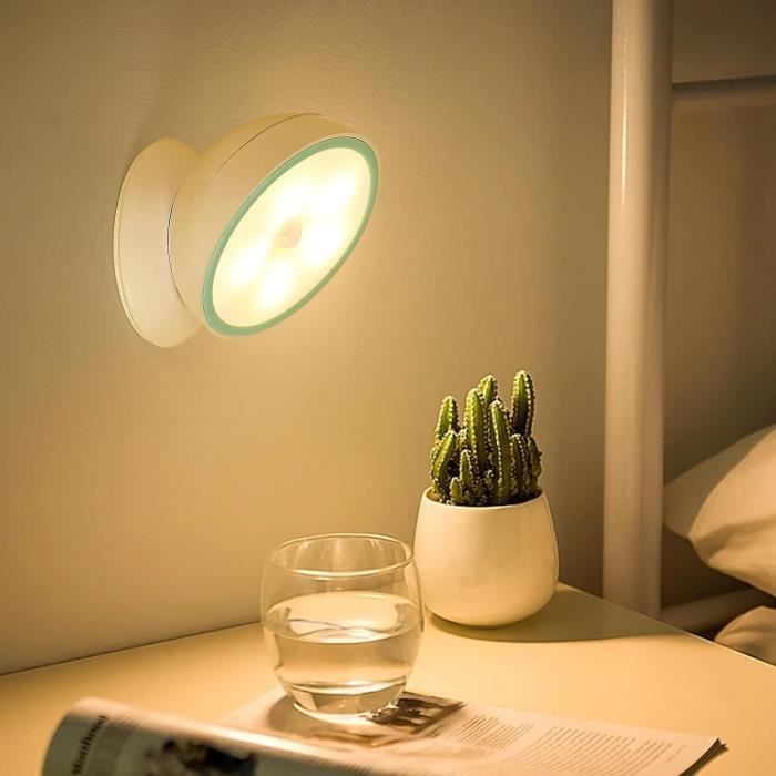 Veilleuse Led Interieur, Applique Murale Led D'Intérieur Avec Détecteur ...