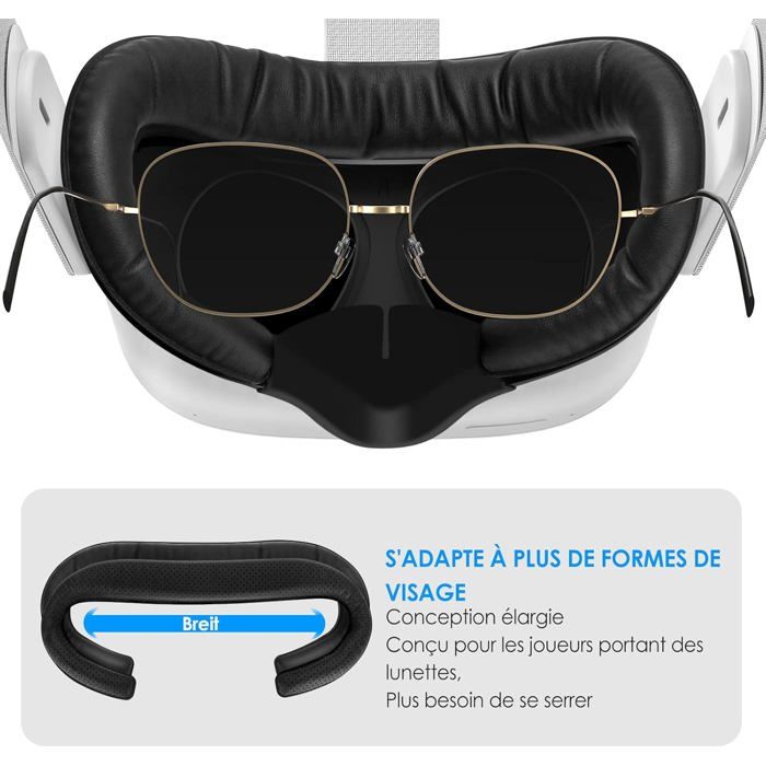 Interface faciale pour Oculus Quest 2 - WOOPSO - Kit 7 en 1 - Coussins ...