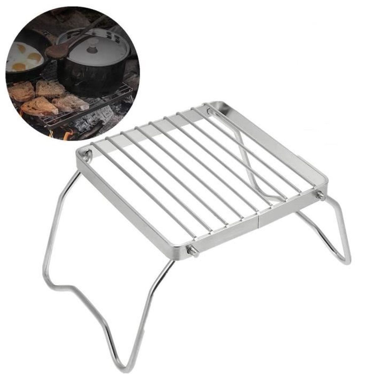 Gril barbecue,Grill Rack Grille,Grill Rack Grille en Acier Inoxydable ...