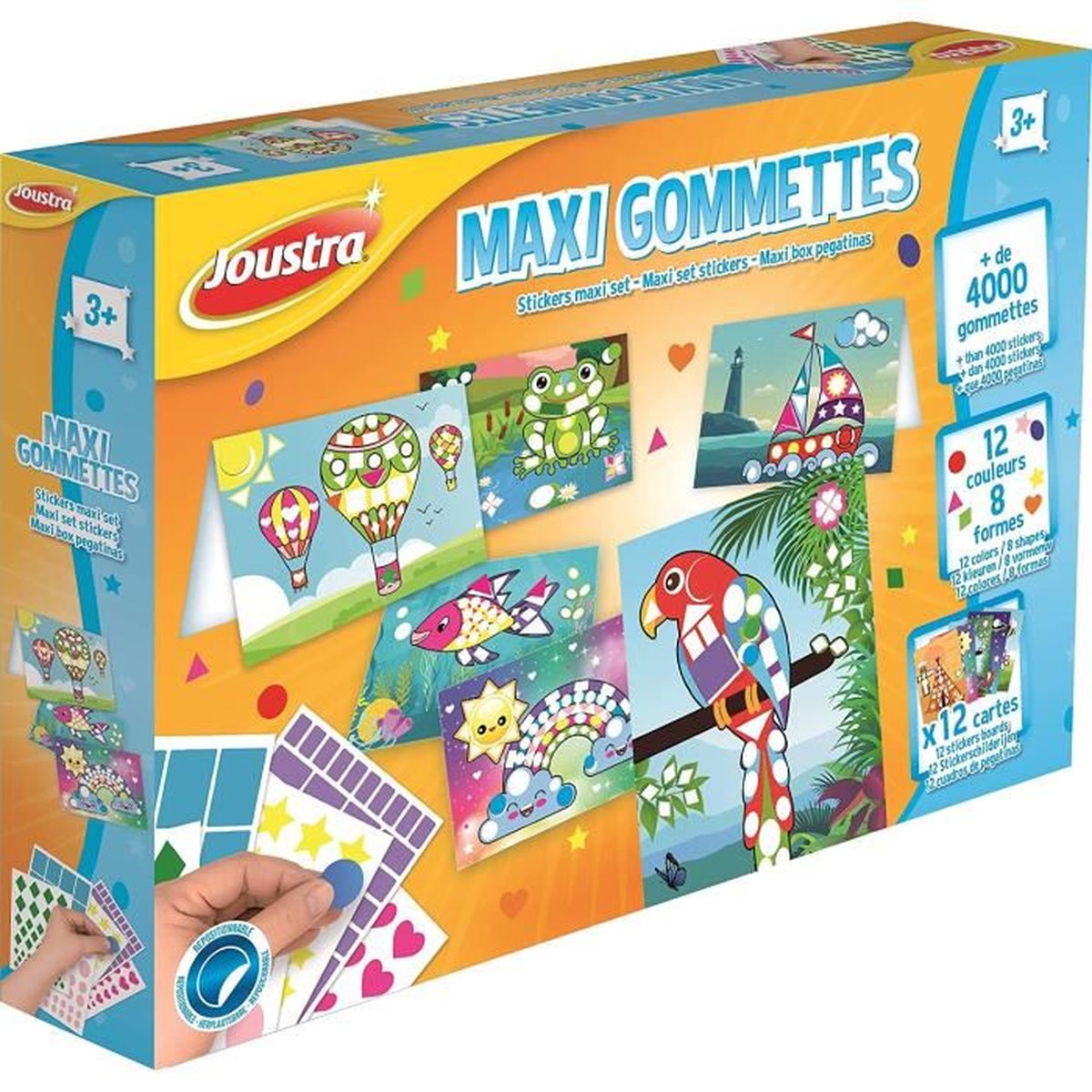 Coffret Maxi Gommettes et Cartes d'Activités - 4000 Gommettes + 12 ...