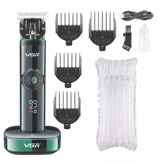 Sans boîte VGR tondeuse a cheveux professionnelle Tondeuse à cheveux Rechargeable Tondeuse à ...