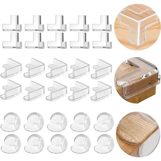 Protection des coins Transparent Protection Coin de Table Bébé ...