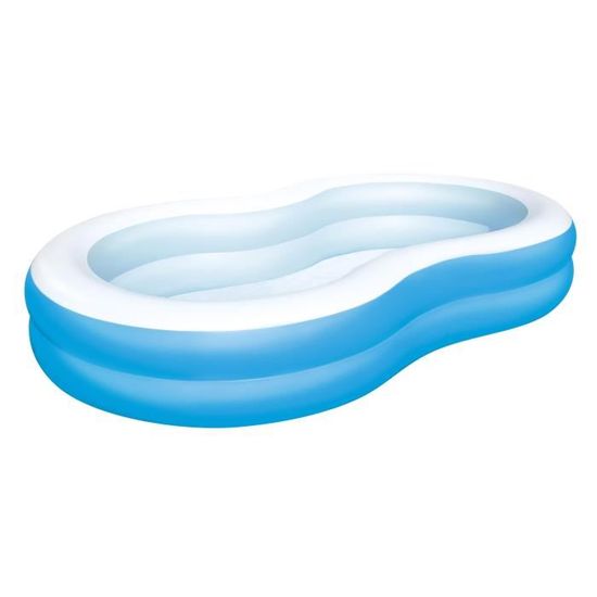 Piscine familiale Bestway Big Lagoon De Luxe - Forme en huit - 262 x ...