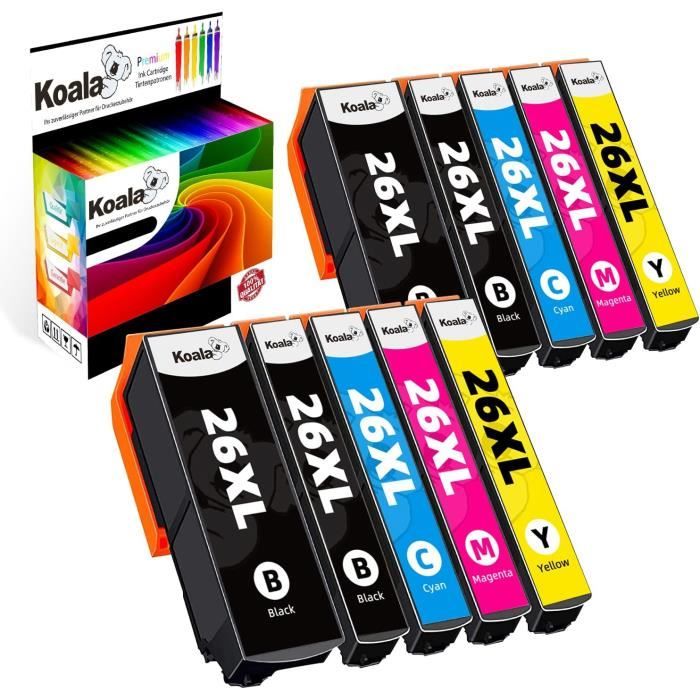Compatible Cartouche d Encre Replacement pour Epson 26 XL 26XL ...