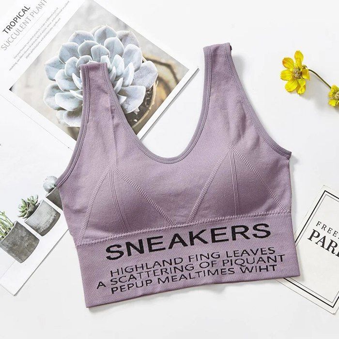 Soutien-gorge Push Up pour femmes,débardeur anglais,grande taille,sous ...