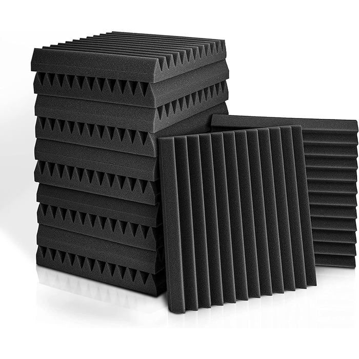 Fstop Labs Mousse Acoustique 12 Paquet, 2,5x 30x30 cm, Panneau ...