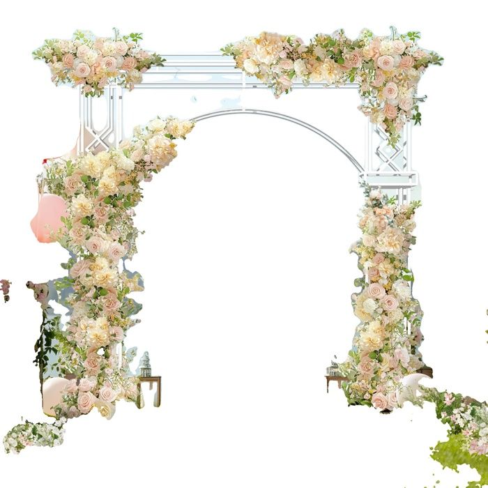 Arche de Mariage, Design Chic Moderne, Construction Métallique Robuste ...