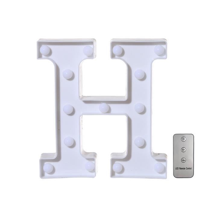 Allowith Eclairage De Meuble Remote control Alphabet Letter Lights LED ...