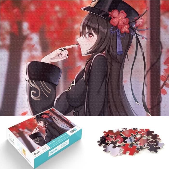 Puzzle 1000 Pièces Genshin Impact Hu Tao Puzzle Adultes Et Enfants ...
