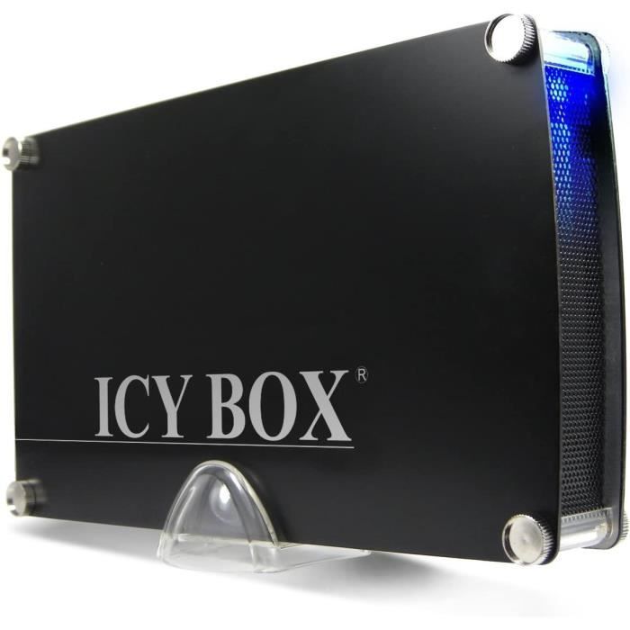 Icy Box IB-351StU3-B Boitier externe pour Disque dur 3,5" SATA USB 3.0 ...
