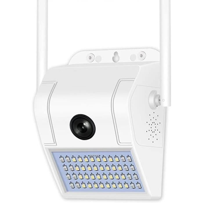 Caméra de sécurité extérieure, lampe murale 1080p sans fil WiFi Caméra ...