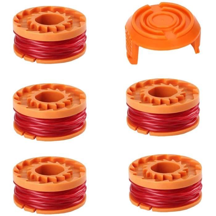 Liuer 6 Pièces Tondeuse de Rechange Bobine de Rechange de Tondeuse à ...