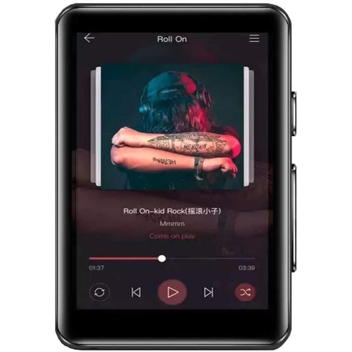 CCHKFEI Lecteur MP3 32 Go avec Bluetooth 5.0 lecteur de musique ...