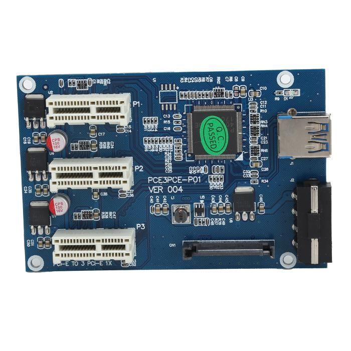 Carte Riser PCI-E Kit d'extension PCI-E Express Adapter Board Switch ...