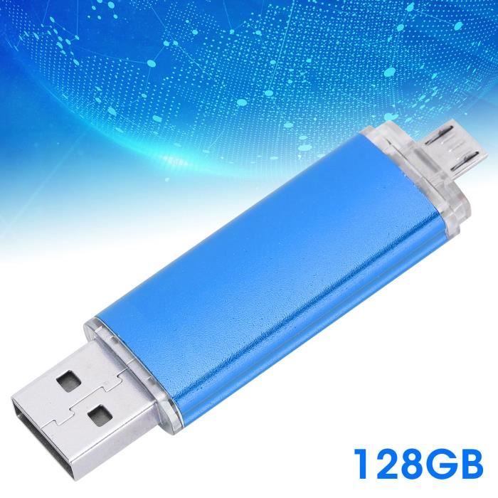 ROM Rhododendro-Clé Usb 2 En 1 Otg Usb2.0 U Disk Haute Capacité ...
