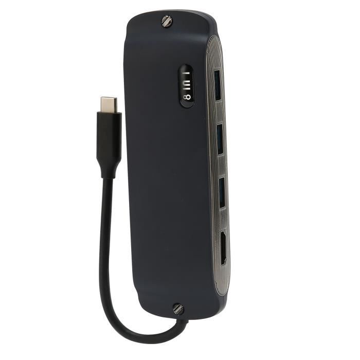 GOTOTOP concentrateur USB C multiport Station d'accueil 8 en 1 ...