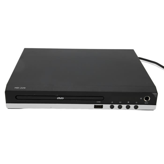 Mini Lecteur DVD - ROM - 1080P - Télécommande - Port USB - Prise ...