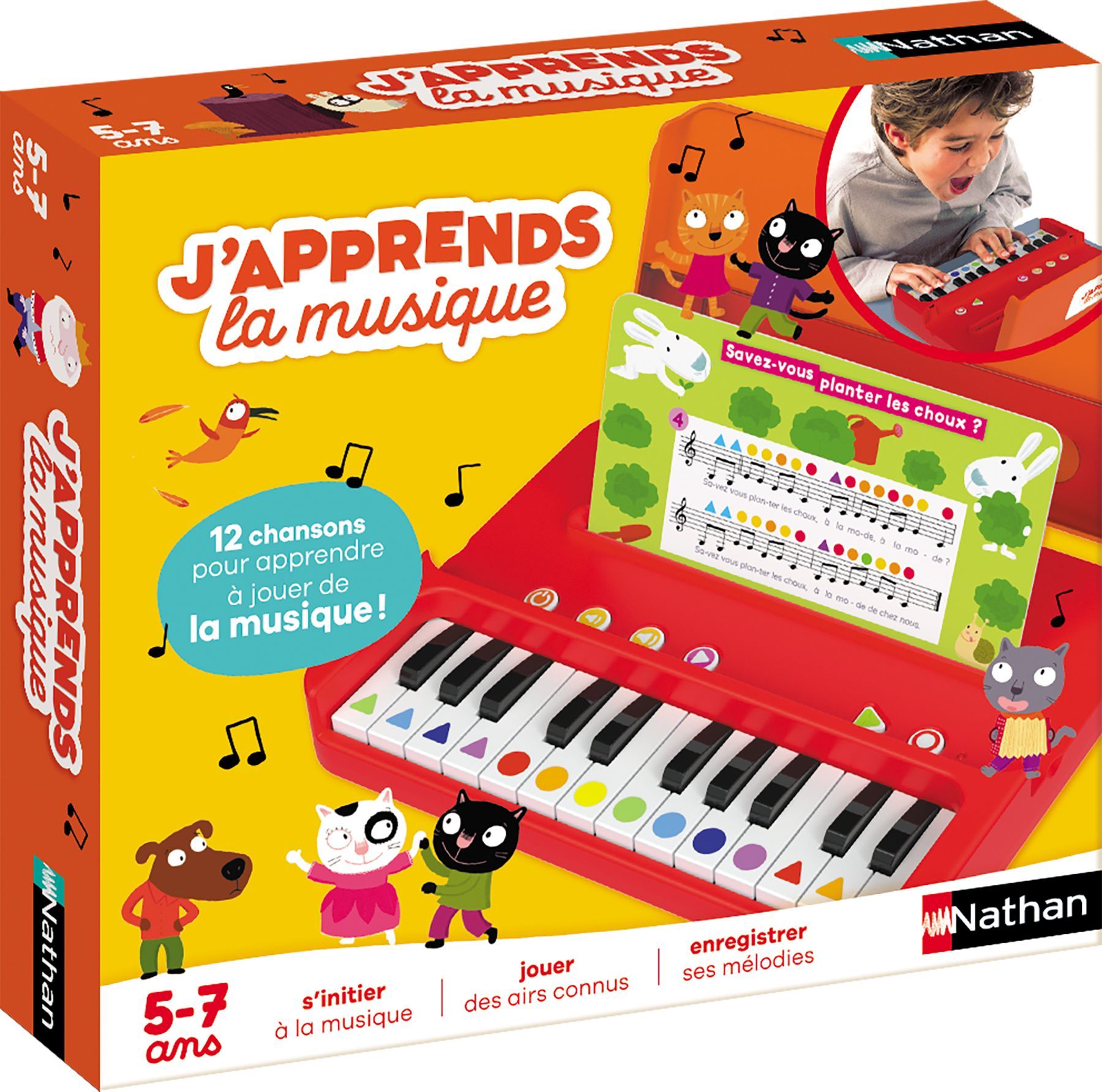 J'APPRENDS LA MUSIQUE 2024 - Jeu musical - NATHAN - Initiez-vous à la musique sans solfège ...