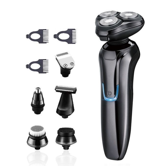 Rasoir Électrique Hommes,3D Rasoir Homme avec Tondeuse à Barbe 6-en-1 ...