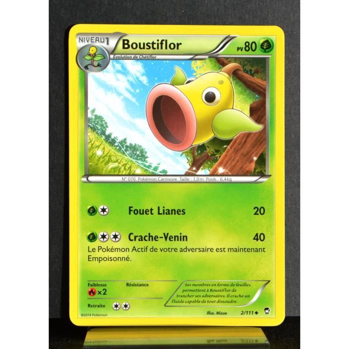 Carte Pokémon 2-111 Boustiflor 80 PV XY03 Poings Furieux NEUF FR ...